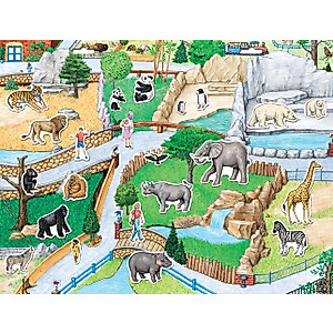 Create-A-Scene — Zoo Magnetic Playset — Portable Mess-Free Magnet Activities — For Ages 3+