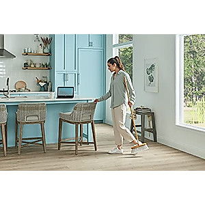 Harper Live.Love.Clean. Smooth Surface Bamboo Household Broom for Indoor Sweeping of Pet Hair, Dirt, Dust on Hardwood Floors, Tile, and Laminate