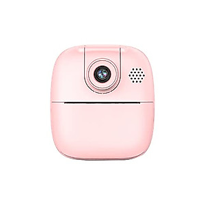 Kids Camera, Mini Childrens Camera Can Shoot or Print at Any Time,Birthday Gifts for Boys Age 3-9, HD Digital Cameras for Portable Toy for 3 4 5 6 7 8 Year Old Girl with 32GB SD Card (Pink)