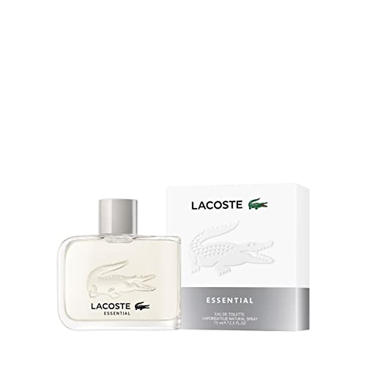Lacoste Essential Eau de Toilette - Long Lasting Fragrance with notes of Citrus, Rose & Patchouli - Fougere & Aquatic - 4.2 fl. oz.