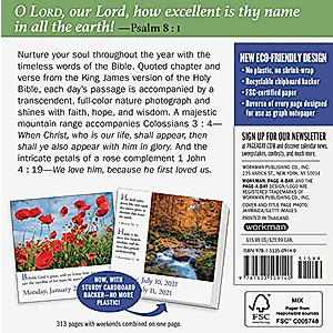 365 Bible Verses-A-Year Page-A-Day Calendar 2021