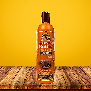 OKAY COCOA BUTTER HAND and BODY LOTION 16oz/473ml