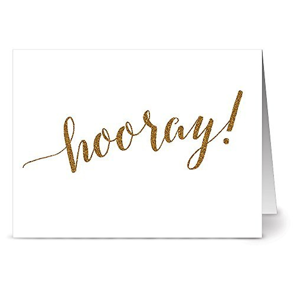 Note Card Cafe Congratulations Cards with Kraft White Envelopes | 36 Pack | Glitzy Congrats | Blank Inside, Glossy Finish | Set for Greeting Cards, Graduations, Promotions, Baby Showers