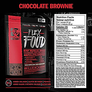 Mutant Flex Food| MRP Complete Nutrition |Real Whole Food Ingredients | Vanilla Cupcake | 31 oz/1.94 lb | 20 Serving