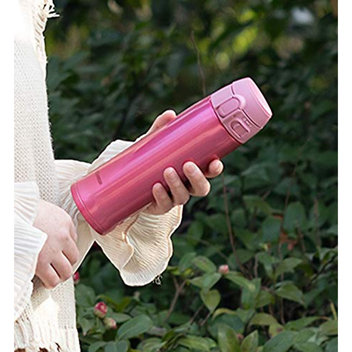 Zojirushi SM-TA48PA Stainless Steel Vacuum Insulated Mug, 16-Ounce, Pink