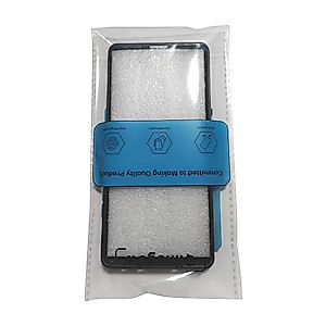 Qiinogow Case Compatible with Samsung Galaxy A53 5G, Slim Fit Phone Cover with Shock-Absorption, Carbon Fiber TPU Rubber Protective Case, Black