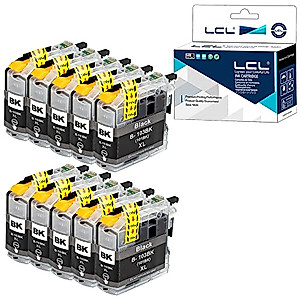 LCL Compatible Ink Cartridge Replacement for Brother LC101 LC101XL LC-103 LC103 XL LC103XL LC101BK LC103BK High Yield DCP-J132W DCP-J152W DCP-J172W DCP-J4110DW DCP-J552DW DCP-J752DW (10-Pack Black)