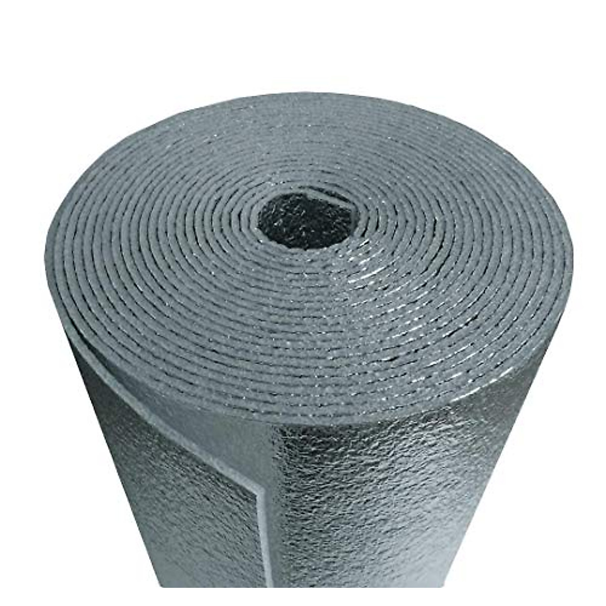 US Energy Products 2 PACK Wholesale Lot: Reflective Foam Core Insulation Kit: 2 Rolls (Size 48"x25') Includes 25' Foil Tape per roll, Knife & Squeegee. Multipurpose Home Insulation Meets Fire Code