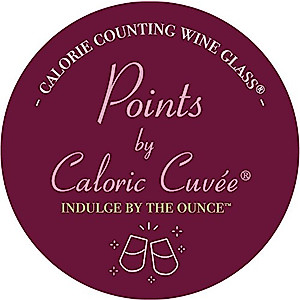 Caloric Cuvee The Points Glass Wine Glass (Set of 2) Now in Stemless