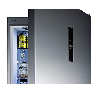 SUMMIT 12.8 Cu. Ft. Frost-Free Refrigerator-Freezer, Platinum