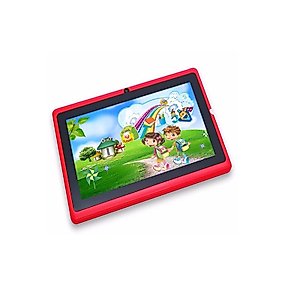 Tablet 7", All-New Fire Android 1GB+8GB Tablets Dual Camera HD Touchscreen Tablet PC, Ultra-Thin Body, Long Battery Life, WiFi-Bluetooth Unlocked Phablet Built-in GPS, Gift for Kids & Friends (C)