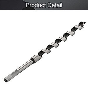 Utoolmart Auger Drill Bit Wood Hex Shank 14x230mm Cutting Dia High Speed Steel for Electric Bench Drill Woodworking Carpentry