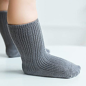 Adeimoo Newborn Cotton Socks Unisex Baby Solid color Sock Ankle Socks for Boy Girls Infant Toddlers 0-6 Months