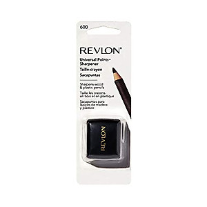 Makeup Sharpener by Revlon for Eyeliner, Lip Liner, and More! Universal Sharpener for All Wooden & Plastic Pencil Sizes(Pack of 1)