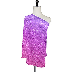 Nursing Cover Breastfeeding Scarf Glitter Purple Pink - Baby Car Seat Covers, Stroller Cover, Carseat Canopy (801m)