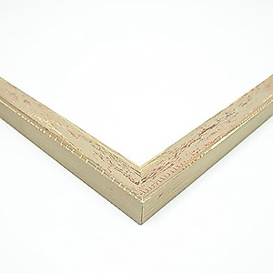 5x5 Frame Brown Solid Wood Picture Frame Width 1.0625 Inches | Interior Frame Depth 0.75 Inches | Dansby Distressed Photo Frame Complete with UV Acrylic, Foam Board Backing & Hanging Hardware