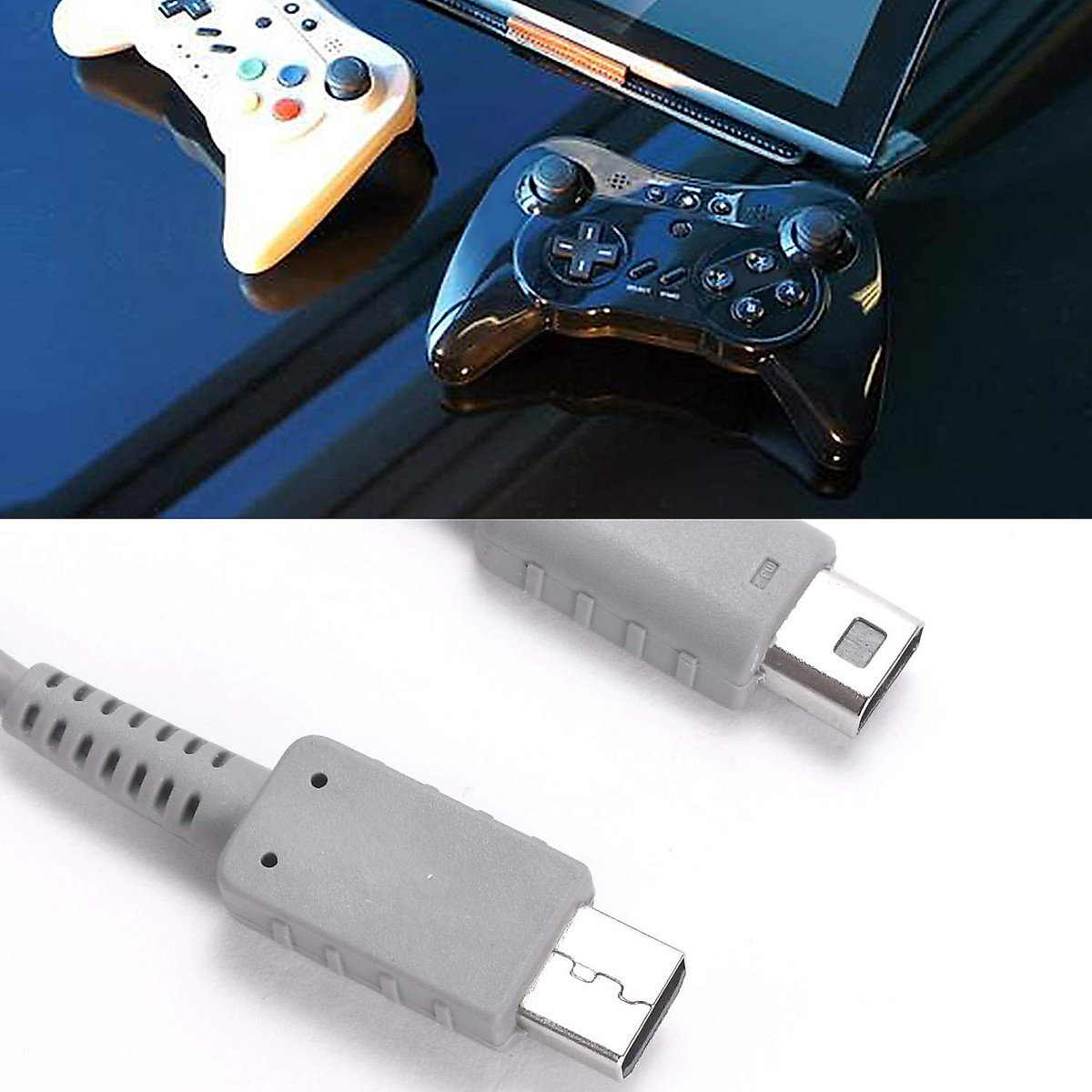 Fpxnb 2 Pack Wii U Gamepad Chargers, AC Adapter Power Supply Replacement for WiiU Gamepad Remote Controller