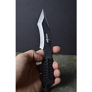 7" Tactical Combat Survival Boot Tanto Hunting Knife Bowie Military Fixed Blade