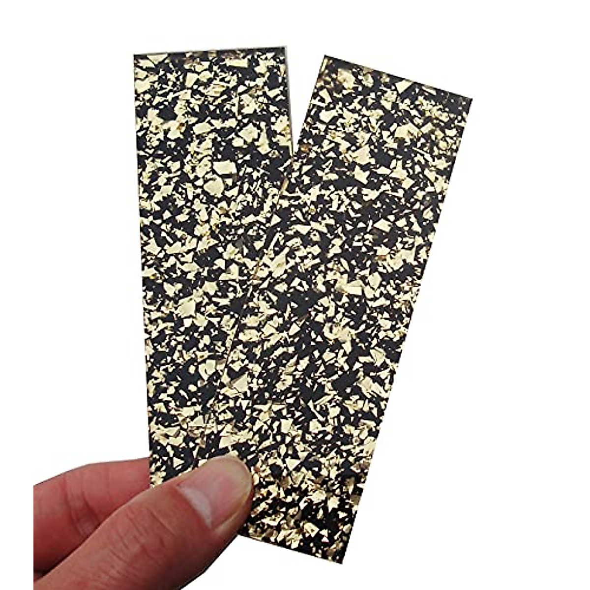 2 pcs Acrylic Knife scales Handle Material Slabs Knives Custom DIY Tool for Knife Making Blanks Blades (Gold)