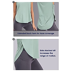 Workout Sleeveless Shirts Athletic Yoga Tank Top for Women