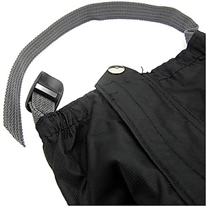 JENOCO Waterproof Leg Gaiters Boot Shoe Cover 16" Nylon Snow Proof Hiking Leggings For Men & Women