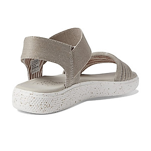 Skechers Women's 114404 Sandal, Taupe, 10