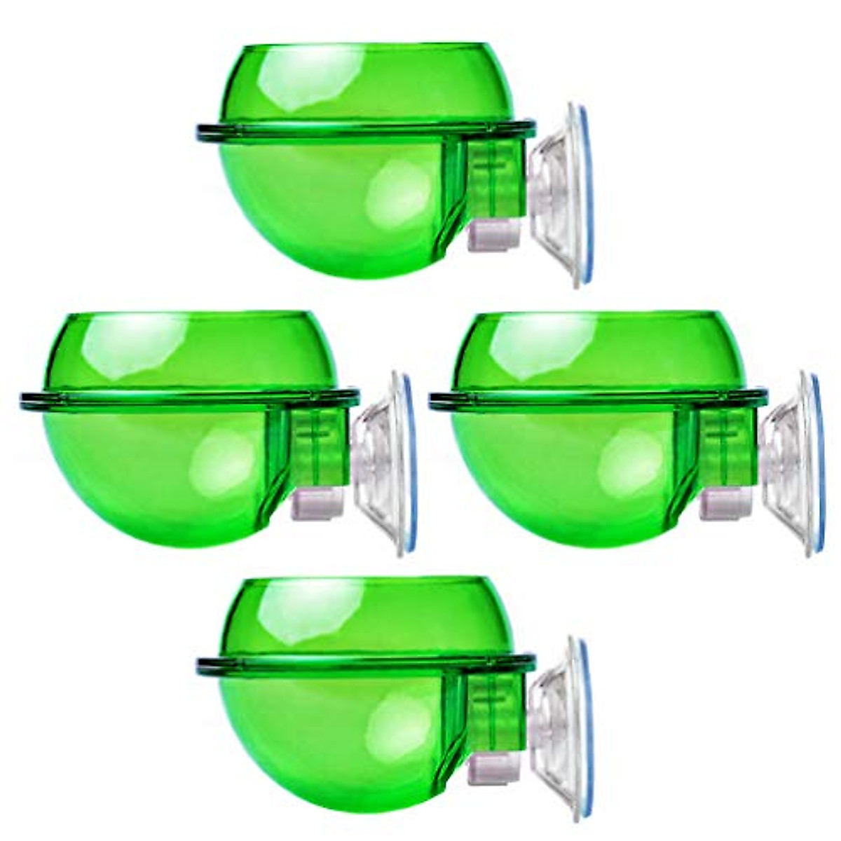 balacoo 4pcs Reptile Food Bowl Turtle Feeder Feeding Dish Tortoise Food Container Reptile Eating Bowl Water Dish Tray for Gecko Snake Turtle Bearded Dragon