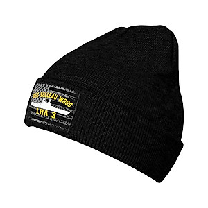 USS Belleau Wood LHA-3 Unisex Knitted Hat Beanie Winter Warm Stretch Skull Hat Black