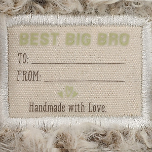 DEMDACO Big Brother Puppy Soft Brown 13 inch Plush Material Stuffed Animal Figure Toy