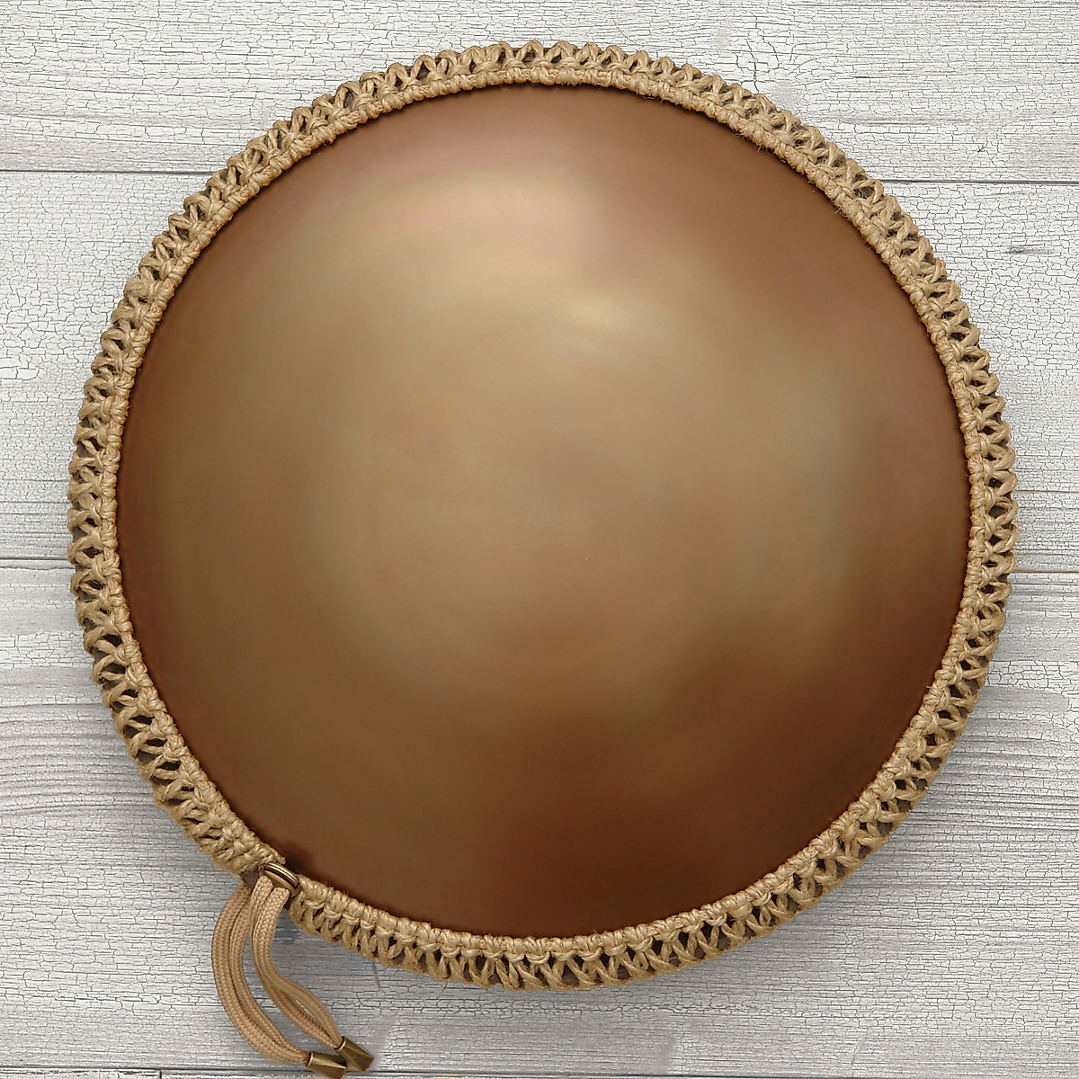 GUDA DRUM Freezbee Pan with Rope Decoration