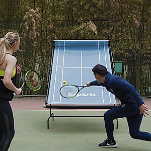 Ksports Tennis Rebounder Net with Carry Bag, Blue