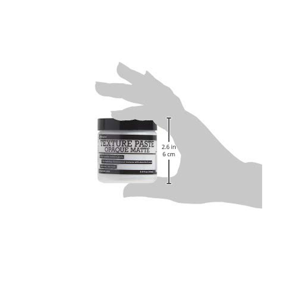 Ranger Texture Paste 4oz-Opaque -INK4444