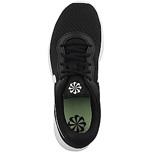 Nike Womens Tanjun Black/White-Barely Volt-Black 7.5