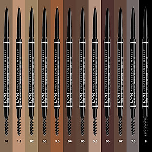 NYX PROFESSIONAL MAKEUP Micro Brow Pencil, Precise Eyebrow Pencil - Ash Blonde