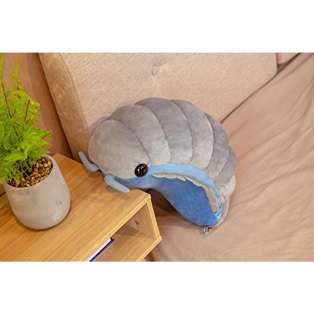 WeightedPlush Likelike Insect Plush Toys Pill Bug Stuffed Soft Animals Pillow Back Cushion Insect Doll Kids Toys Girls Boys Gift