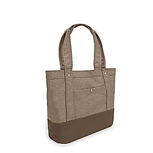 Everest Stylish Tablet Tote Bag, Tan, One Size