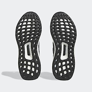 adidas Ultraboost 1.0 Running Shoe, Grey/Grey/Black, 4 US Unisex Big Kid