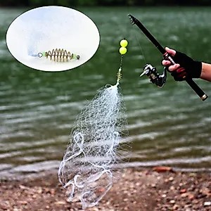 Fishing Net, Spring Connector Net Fishing Tool for for Fishing for Fishing Accessories(10 mesh)