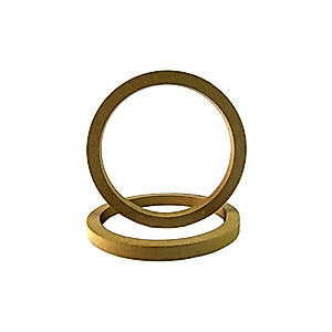 2 MDF SPEAKER RING SPACER 10 INCH WOOD 3/4 THICK FIBERGLASS AUDIO BOX ENCLOSURE