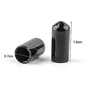 WXJ13 Pack of 200 Pourers Dust Covers with Box, Liquor Bottle Pour Spout Cover Rubber Caps, Black