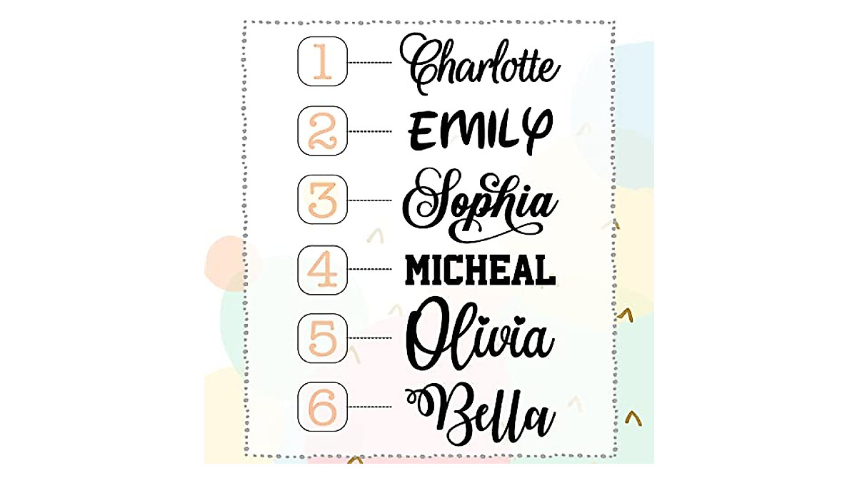 People People Custom Wall Vinyl Sticker - 6 Fonts & 18 Colors