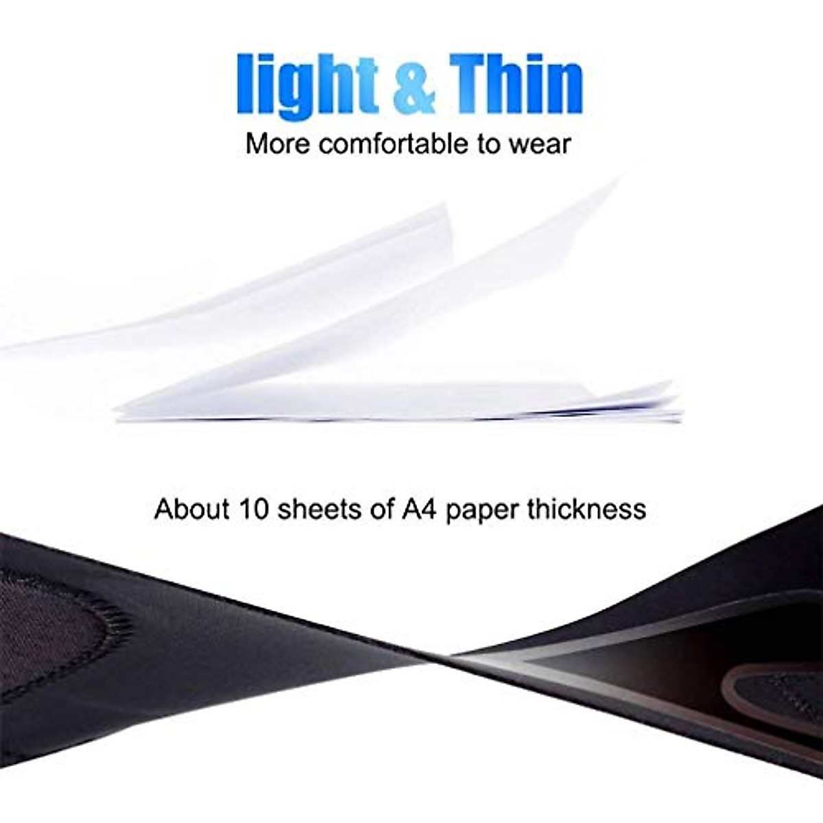 Ankle Brace Support Sleeves, 1 Pair Adjustable Elastic Sports Ankle Brace Sleeves, Ankle Fixation Bandage for Relieve Pain Exercise Arthritis Metatarsal Fasciitis Arch Support Basketball (L)