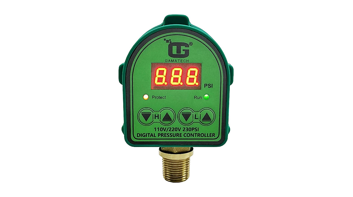 GamaTech Digital Pressure Switch 110V/220V for Water & Air Pumps