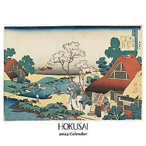 Hokusai -2024 Calendar 12”x12” - Master Japanese Ukiyo-e Artist of the Edo Period Early 1800’S-Printed on Eco-Friendly Paper -Collectable Monthly Organizer for Home, School and Office