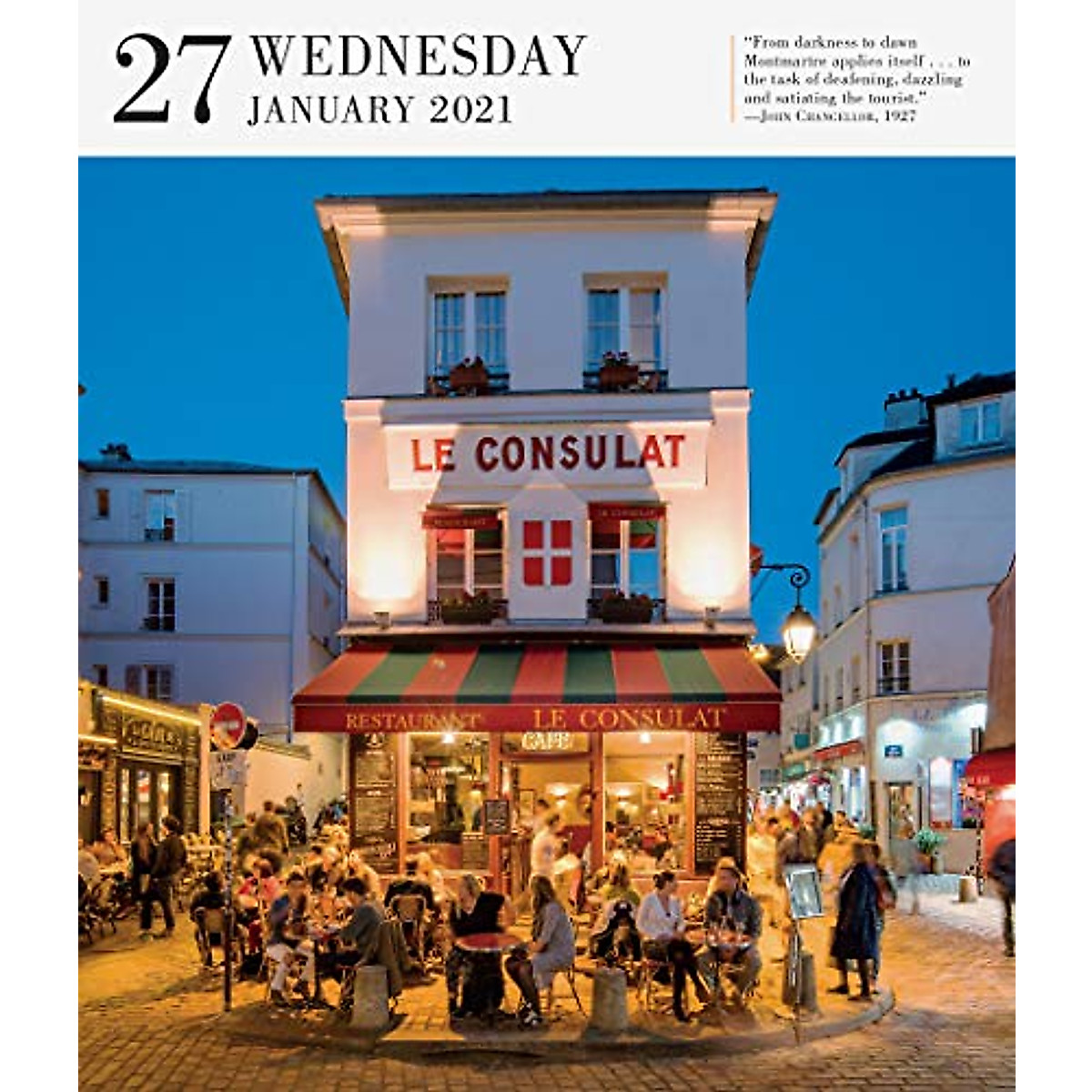 Paris Page-A-Day Gallery Calendar 2021