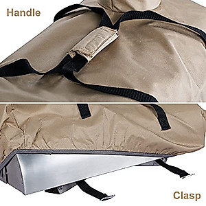 BIG HORN OUTDOORS Rain Cover for Pizza Oven, Heavy Duty Waterproof and Weather Resistant Oxford Fabric Covers