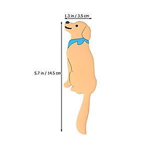 VICASKY 3pcs Coat Hooks Dog Shape Creative Wall Hook Self Adhesive Hooks Seamless Stick Removable Key Hook Home Storage Utility Hooks for Hanging Hats, Coats, Keys and Towels 5.51x1.57in