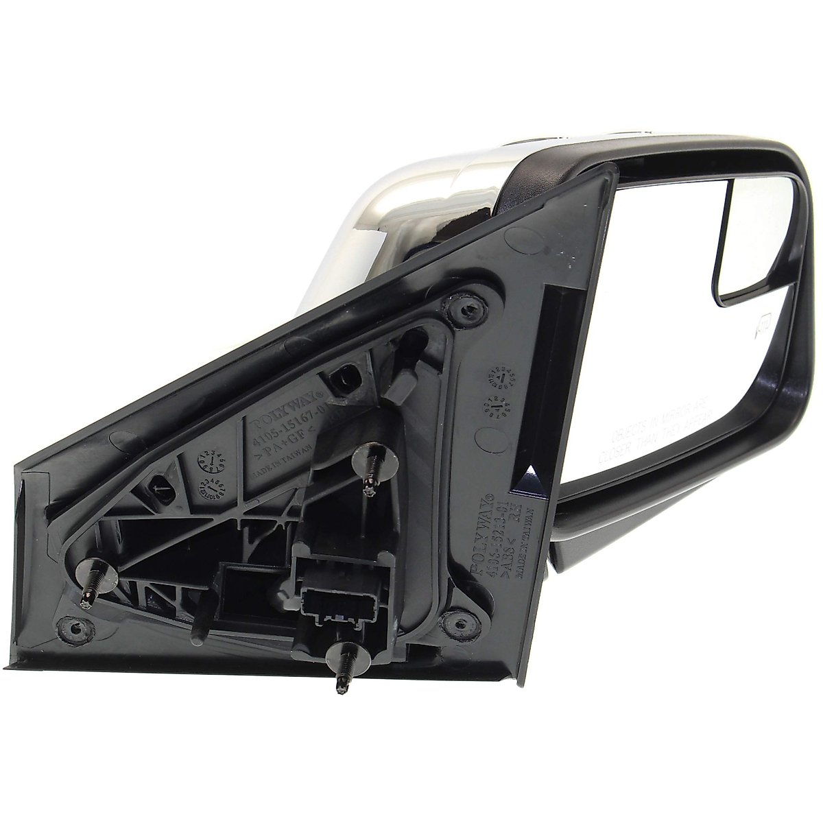 Kool-Vue Mirror Compatible with 2008-2015 Scion xB Driver Side With Manual Folding, In-housing Signal Light