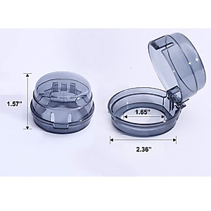 Stove Knob Covers,2-Packs Child Proof Stove Safety Covers,Universal Design