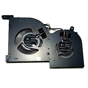 BestParts New CPU+GPU Fan Replacement for MSI Stealth GS66 (12th Gen Processor), 2x Cooling Fans, 2.5W, 6000 RPM, 5V, 4-Pin, 41dB, Laptop